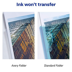 Avery Plastic Document Sleeves, Holds up to 20 Sheets, 12 Clear Sleeves (72311)