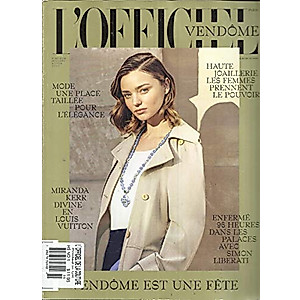 L' OFFICIEL DELA COUTURE PARIS MAGAZINE, DECEMBRE / JANVIER, 2016 /17 ISSUE, NO.1 ( FRENCH LANGUAGE ) ( PLEASE NOTE: ALL THESE MAGAZINES ARE PET & SMOKE FREE MAGAZINES. NO ADDRESS LABEL. (SINGLE ISSUE MAGAZINE )