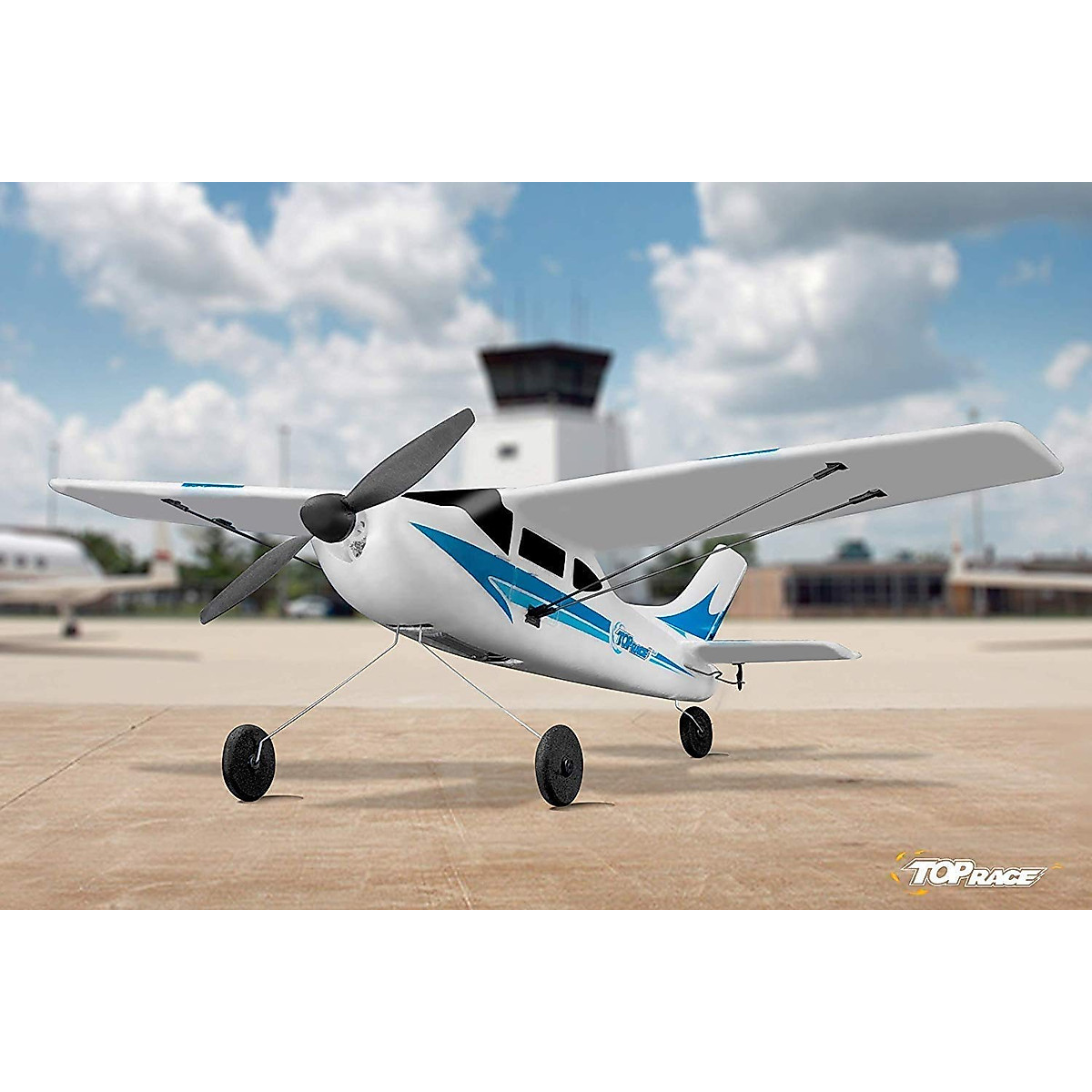 Top Race Spare Replacement Batteries Variety Pack - 3.7v 400mAh Lithium Polymer Rechargeable RC Battery Pack of 2 for TR-C385, TR-P51, RC Airplane Model and Toys, TR-F22 Flir Drones, and Crafts