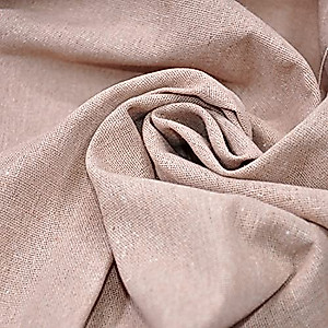 Linen Pre-Cut Qilting Fabric by The Yard Entelare(Khaki,1yd)