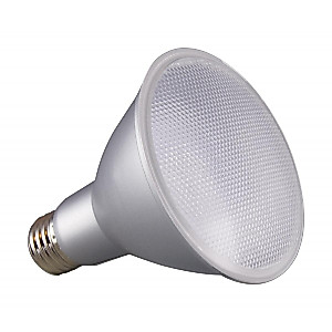 Satco S29426 12.5 Watt 120 Volt PAR30LN LED Reflector Light Bulb 3000K 1000 Lumen 25 deg. Beam Angle E26 Medium Base Dimmable California Compliant (6 LED Light Bulbs)