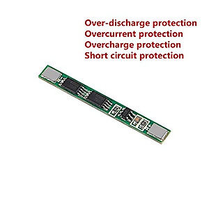 ALMOCN 10PCS 1S 3.7V 4A 18650 Charger PCB BMS Protection Board Li-ion Lithium Battery Protection Board