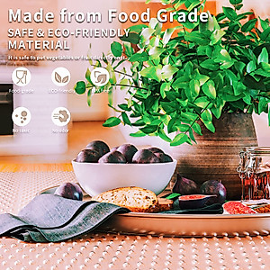 Shelf Liner, MAGORUI DIY Shelf Liners for Kitchen Drawer, Washable EVA Material Clear Cabinet Liner, Oil-Proof Water-Proof Drawer Liner for Cupboard, Refrigerator, Storage, Desk, 17.5'' x 118.1''