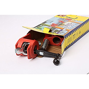 (4 Pack) 3/4" Wood Gluing Pipe Clamp Set Heavy Duty PRO Woodworking Cast Iron