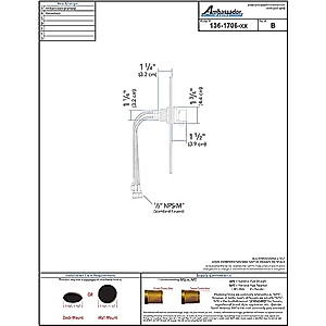 Ambassador Marine Aidack Hot/Cold Shut Off Valve/Mixer, Chrome