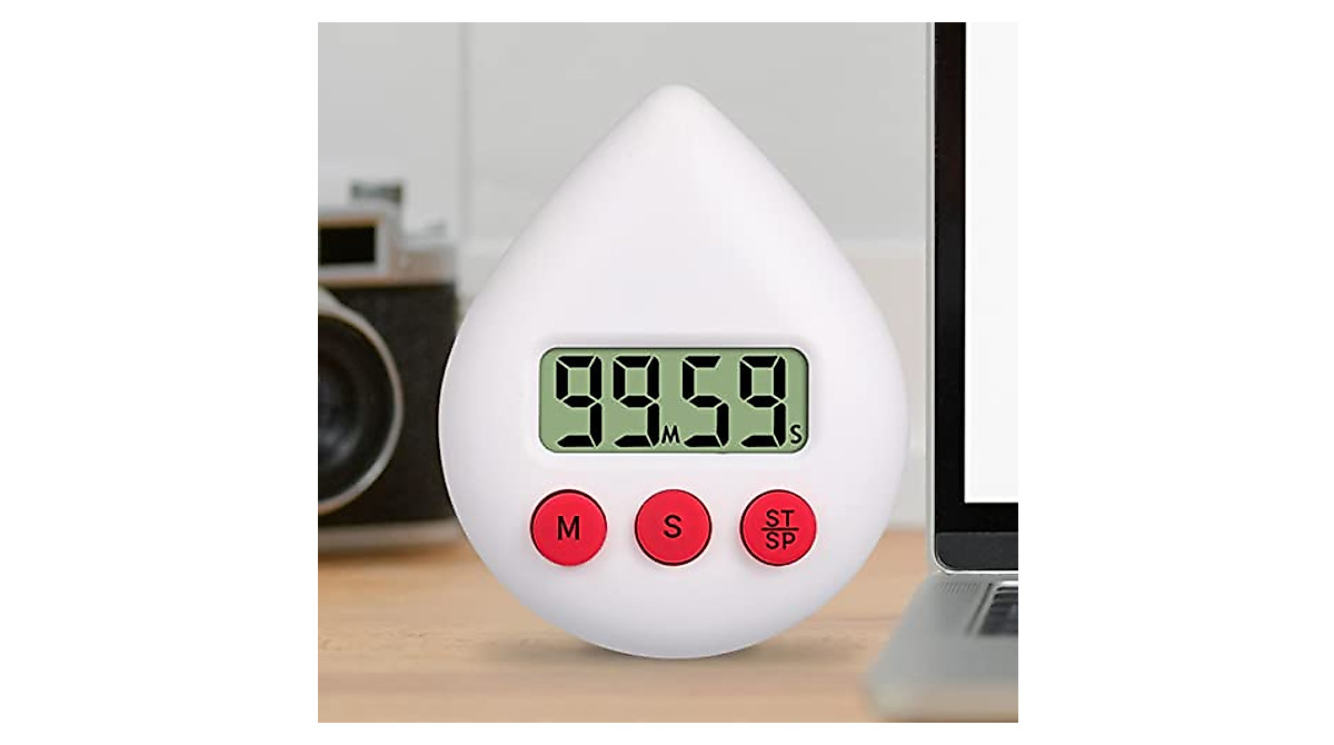 Large Waterproof Timer for Home & Sports - Easy Use