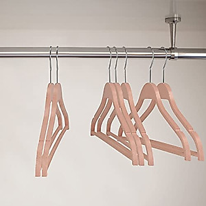Elama Home 20 Piece Biodegradable Coat Hangers in Pink (ELH-20)