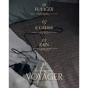 Monsta X Kihyun VOYAGER 1st Single Album Random Version CD+96p PhotoBook+1p PhotoCard+1p Photo Sticker+1ea Bookmark+Tracking Sealed