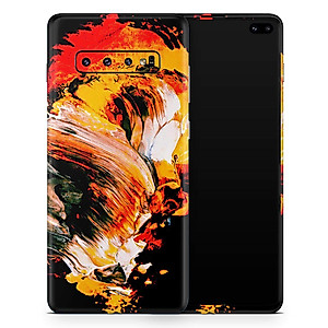 DesignSkinz Liquid Abstract Paint V69 Protective Vinyl Decal Wrap Skin Cover Compatible with The Samsung Galaxy S20 (Screen Trim & Back Glass Skin)