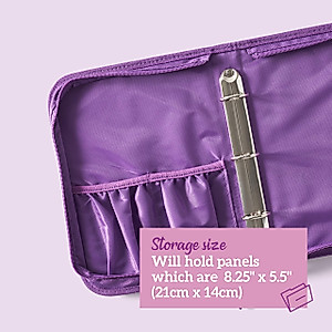 Crafter's Companion Folder-Small Die & Stamp Storage, Purple