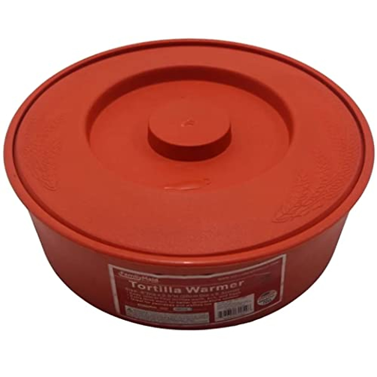1 Quality Mexican Tortilla Warmer Keeper Microwave Naan Pancake Pita Large 8', Red, Variable