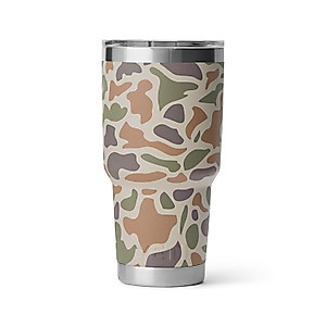 YETI Rambler 30 oz Tumbler, Stainless Steel, Vacuum Insulated with MagSlider Lid, Tan Camo
