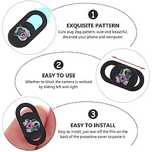 Hemobllo 2Pcs Tablet Notebook Webcam Cover Phone case abs Webcam Cover Anti Peeping Cell Phone Notebook Shield Anti-Peeping Camera Covers Slider Video Camera Computer Camera Covers