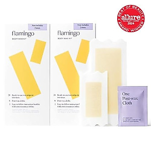 Flamingo Women’s Body Wax Kit - 56 Wax Strips