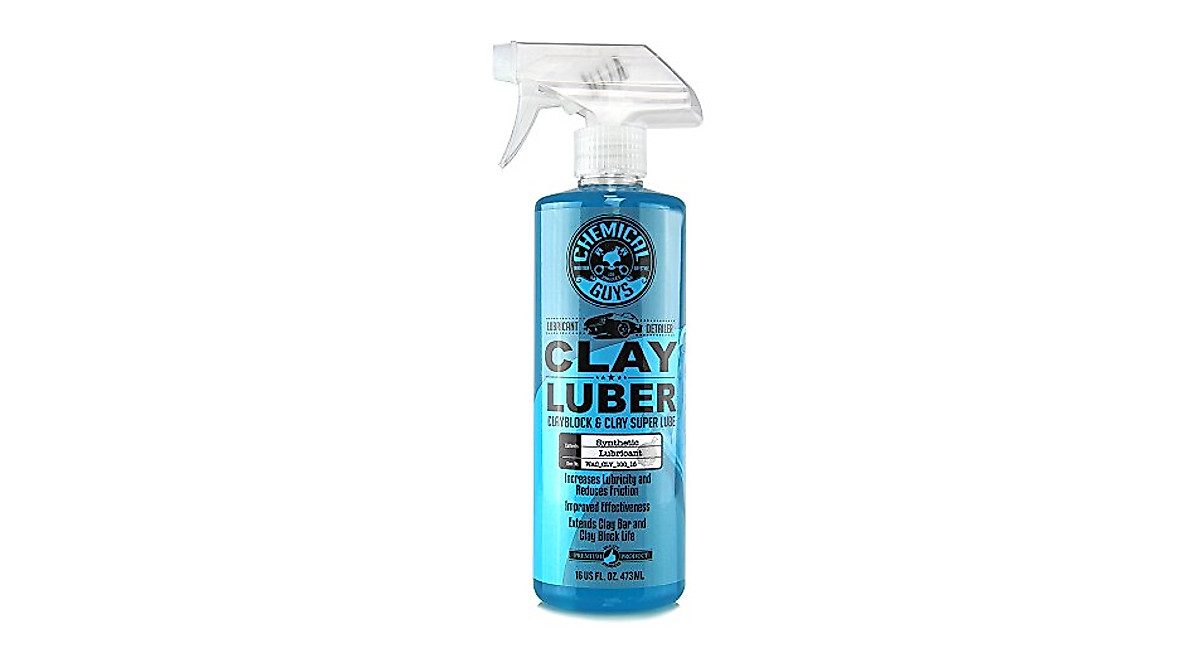 Chemical Guys CLY_KIT_2 Medium Duty Clay Bar and Luber Synthetic Lubricant Kit,16 oz, 2 Items ...