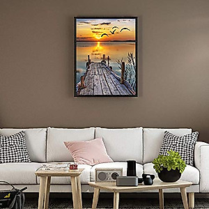 JOINAP Diamond Painting Kits for Adults Full Drill 5D Diamond Art Kit for Home Wall Decor, 12x16 inch (4 Pack)