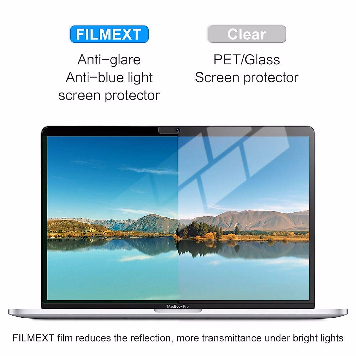 FILMEXT Blue Light Screen Protector for Surface Pro 7 Screen Protector,Anti UV & Eye Protection Screen Compatible with Surface Pro 7 Plus/Surface Pro 7/Surface Pro 6/Surface Pro 5/Surface Pro 4 12.3"