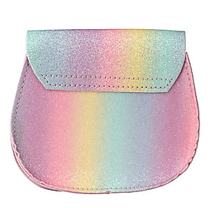 PTShadow Kids Little Girls Toddler Tassel Mini Shoulder Bag Small Coin Purse Pu Crossbody Bag for Birthday Gift