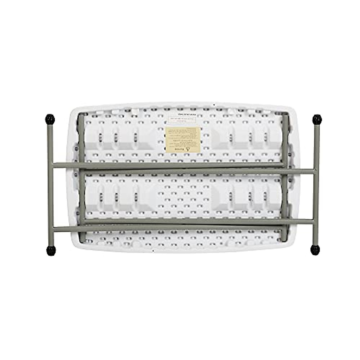 Flash Furniture Folding Table - Granite White - Height Adjustable - 30 Inch - TV Tray - Commercial Grade Laptop Table