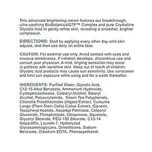 Replenix Glycolic Acid 20% Resurfacing Cream, Hydrating & Lightweight Medical-Grade Exfoliating Face Moisturizer for Skin Discoloration (1.7 oz)
