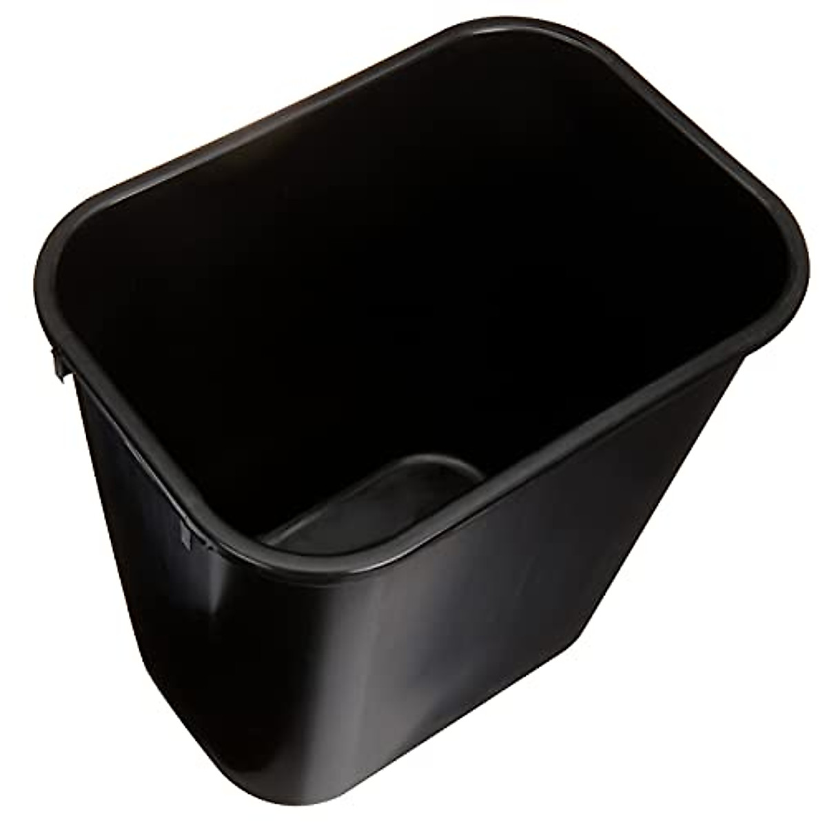 AmazonCommercial 7 Gallon Commercial Office Wastebasket, Black, 2-Pack