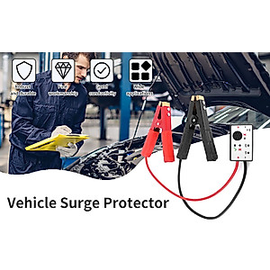 Vehicle Surge Protector,12/24V Automotive Surge Protector Car Surge Absorber Protector Automotive Vehicle Surge Protector Car Supplies Automotive Surge Protector Car Absorber 24v Power Surge automot