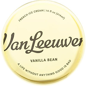 Van Leeuwen Premium Vanilla Bean French Ice Cream, 14 oz (Frozen)