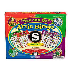 Say and Do Artic Bingo Sound Game Letter “S” - Super Duper Educational Learning Toy for Kids