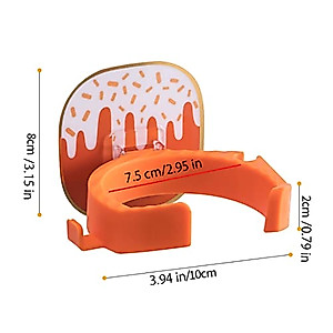 CARURLIFF Hair Dryer Holder Wall Mounted Blower Holder Bathroom Organizer Hair Dryer Wall Mount Holder Arm (Blue)