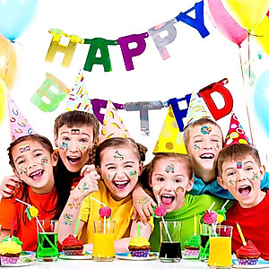 80’s Theme Roller Skate Glitter Skating Temporary Tattoos Birthday Party Supplies Decorations Favors Decor Cute 90s Tattoo Stickers Tattoo Gifts for Kids Girl Boy School Prizes Rewards Carnival 46 PCS