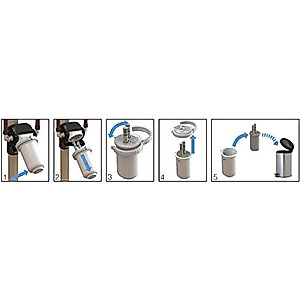 EcoPure EPWHEF Whole Home Replacement Filter, Transparent/White