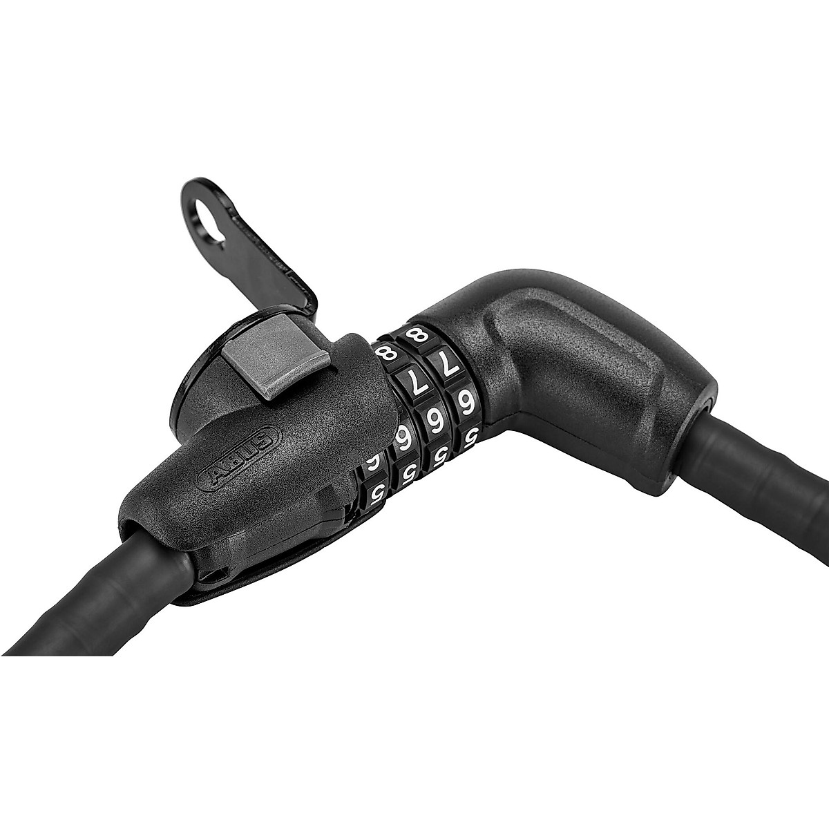 Abus Unisex – Adult's 6615C/120/15 BK SCLL Steel-O-Flex, 0, 120 cm