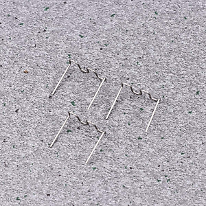 Vosarea Plastic Repair Welder Kit 500Pcs Welding Rod Welding Electrodes Repairing Welding Rod Car Repairing Tool Brazing Wire for Vehicle Car Bumper Repair Kit