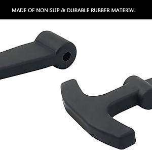 Sunsy Replacement Cooler Lid Latches Compatible with Yeti,RTIC Hard Coolers & Other Related Coolers, Durable Rubber T-Latch Helps Save Fingers/Knuckles