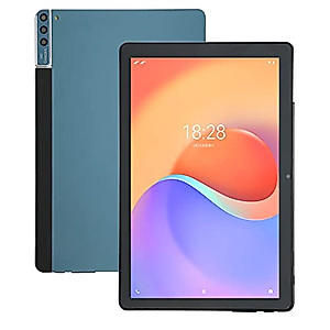 10 Inch 1920 x 1080 IPS Tablet for Android 11, 12GB RAM 128GB ROM, 64 Bit Octa Core Processor 1.6 GHz, 4G Calling Tablet, 5G WiFi, Dual SIM Card Slot, 8 MP + 16 MP, Blue