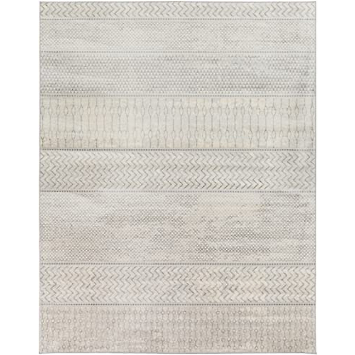 Artistic Weavers Hana Modern Moroccan Area Rug,7'10" x 10'3",Silver Grey