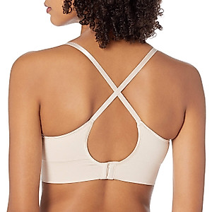 Warner's womens Easy Does It Dig-free Comfort Band With Seamless Stretch Wireless Lightly Lined Convertible Comfort Bra, Butterscotch, Small US