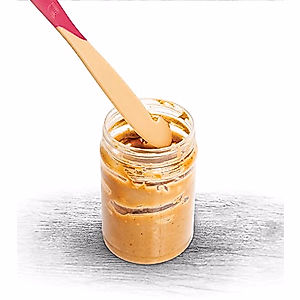 Talisman Designs Peanut Butter & Jam Scraper Spreader | 2-in-1 PB&J Spreader | 2 Sided to Mix, Spread & Scrape | Dishwasher Safe | Spreader Knife | Jam Spoon & Spreader