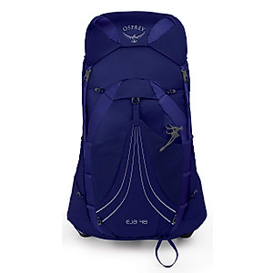 Osprey Eja 48 Women's Backpacking Backpack, Equinox Blue, X-Small