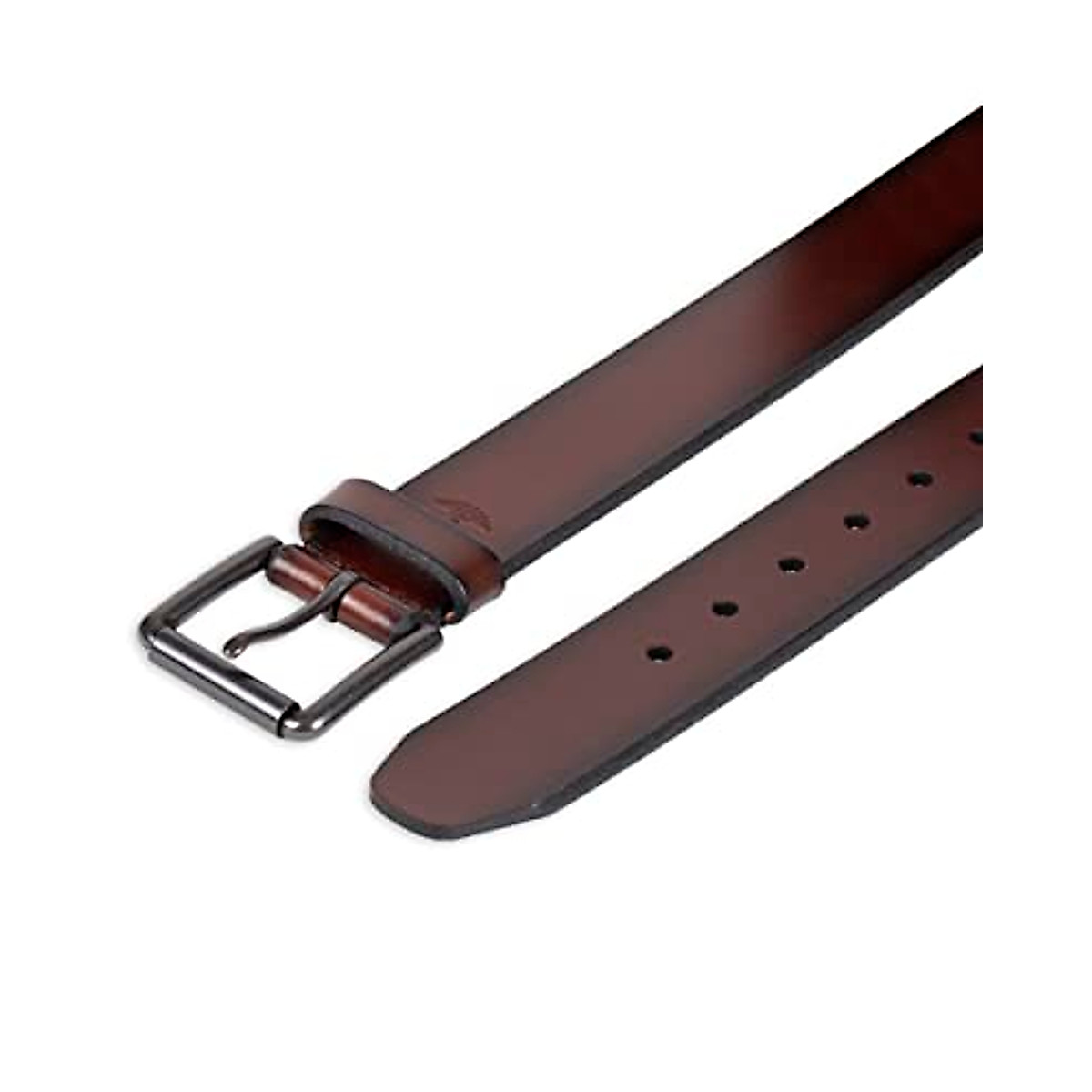 Dockers Men's Casual Leather Belt - 100% Soft Top Grain Genuine Leather Strap with Classic Prong Buckle,Brown,34