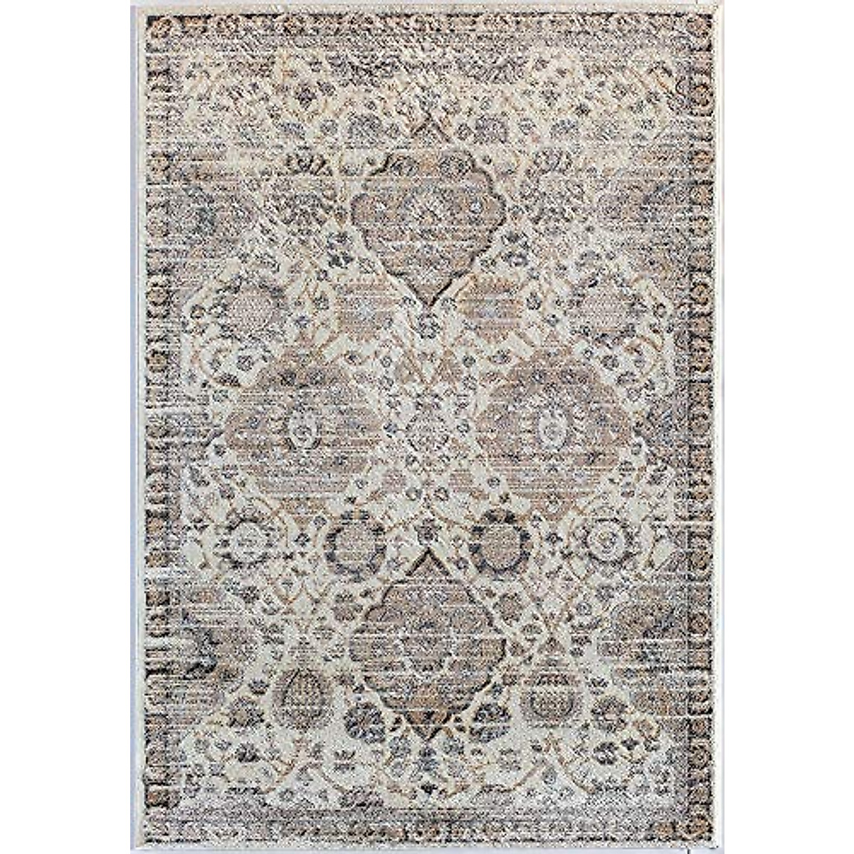 Rugs America Leopold LX50A Sugar Cookie Area Rug, 7'0" x 9'0"
