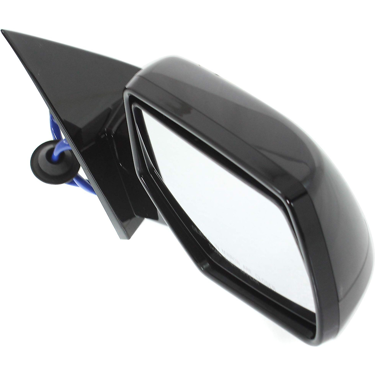 Kool Vue Right Power Heated Mirror for Chevrolet Tahoe Suburban GMC Yukon 2015-2020 Manual Fold Without Signal Light, Blind Spot, Memory, Puddle Lamp & Auto-Dimming Paintable Without Luxury Package