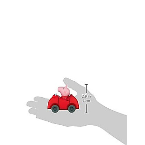 Peppa Pig Peppa’s Adventures Little Buggy Vehicle Preschool Toy for Ages 3 and Up in The Pig Family Red Car