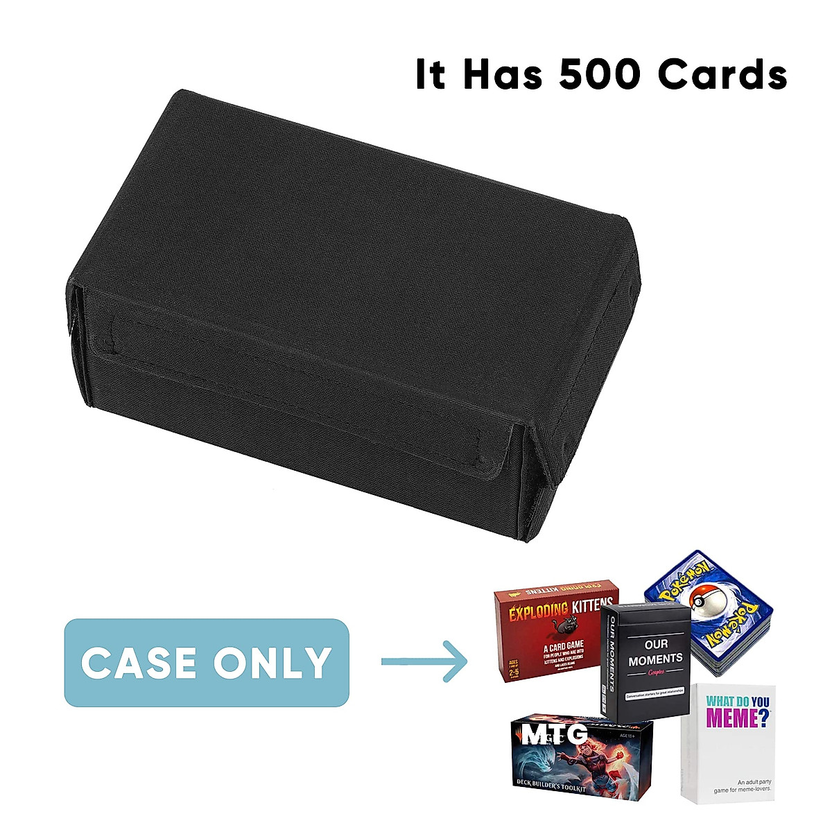 RHCOM Trading Card Storage Box for Toploader, 3 Count Card Storage Box Holds 1500 Sports Cards or 1200 Top loaders, Fits Baseball, Football, Basketball, Pokemon, Sports & Trading Cards.(NO CARDS)