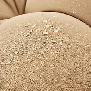 ARTPLAN Seat/Back Outdoor Chair Cushion,Set of 4 Patio Chair Cushion with Tie,Tufted Replacement for Patio Furniture,40x20x4 Inches,4 Count, Invisible Green