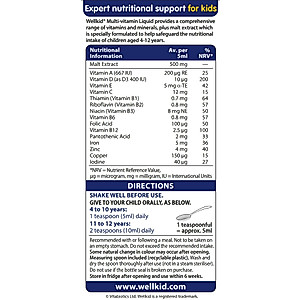 Wellkid by Vitabiotics Multi-Vitamin Liquid 150ml