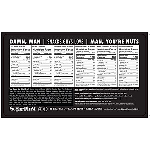 Nuts Gift Basket for Men, Adults - 6 Unique Flavors, Great Birthday Gift for Men, Gift for Dad, Food Gift Basket, Gourmet Nut Snack