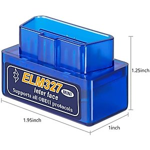 Elm327 Launchh OBD2 Professional Bluetooth Scan Tool and Code Reader for Android and PC,Interface OBDII OBD2 Car Auto Diagnostic Scanner，Not Support J1850 VPW & J1850 PWM