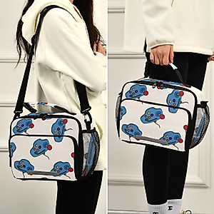 Game Joystick Control Lunch Bag for Women Men Cartoon Gamepad Insulated Cooler Tote Bag with Adjustable Shoulder Strap Large Capacity Reusable Leakproof Picnic Lunch Box Outdoor for Adult Office