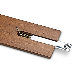 Sterling Games Wooden Cribbage 12 inch Double Track Cribbage Board with Rich Italian Inlaid 2 Players